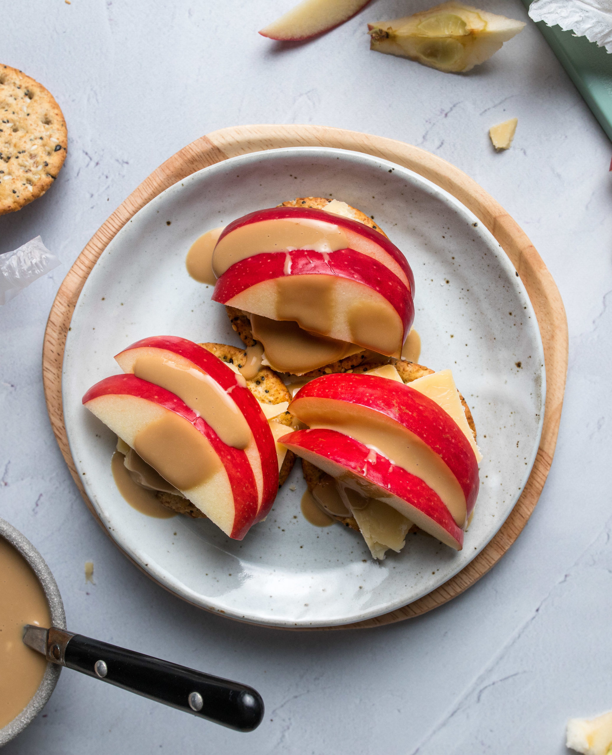 Tangy Apple & Pomegranate Stacks Recipe - Washington Apples